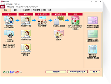 会計・給与・請求をワンパッケージにした経理ソフト「e21 まいスター」 | TKCの会計ソフト「FXシリーズ」 | TKCグループ